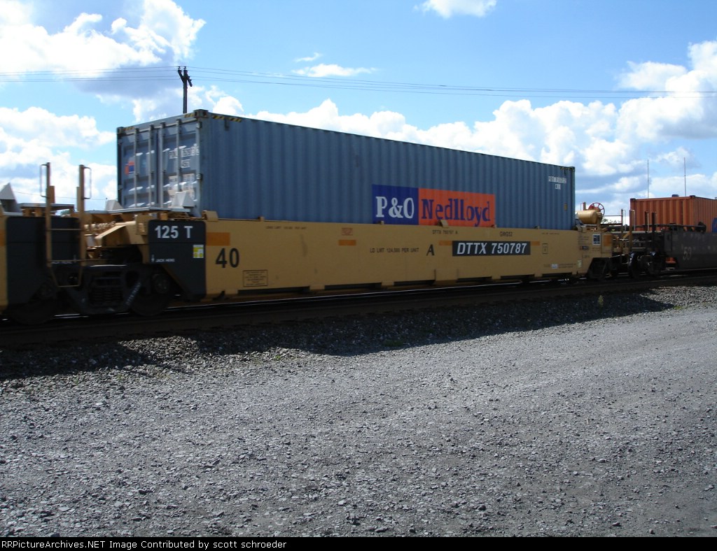 DTTX 750787A Double Stackcar EB